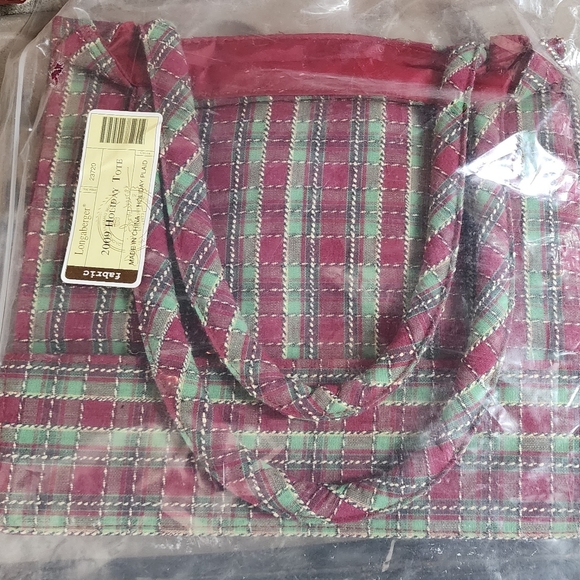 Longaberger | Bags | Longaberger Holiday Tote | Poshmark